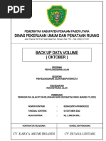 Contoh Back-Up-Data Pengawasan Bangunan | PDF