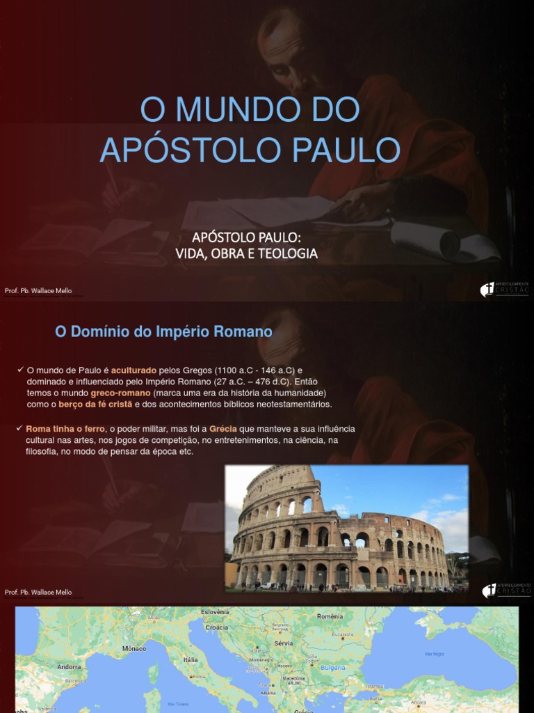 Slide+ +O+Mundo+Do+AP Stolo+paulo | PDF | Império Romano | Augustus