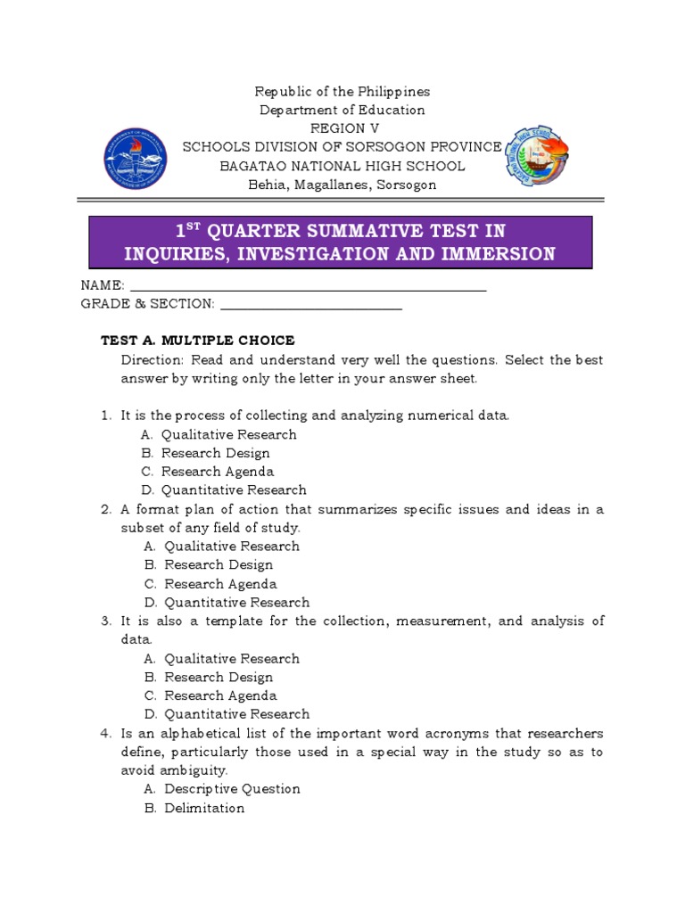 3is STEST | Download Free PDF | Qualitative Research | Quantitative ...