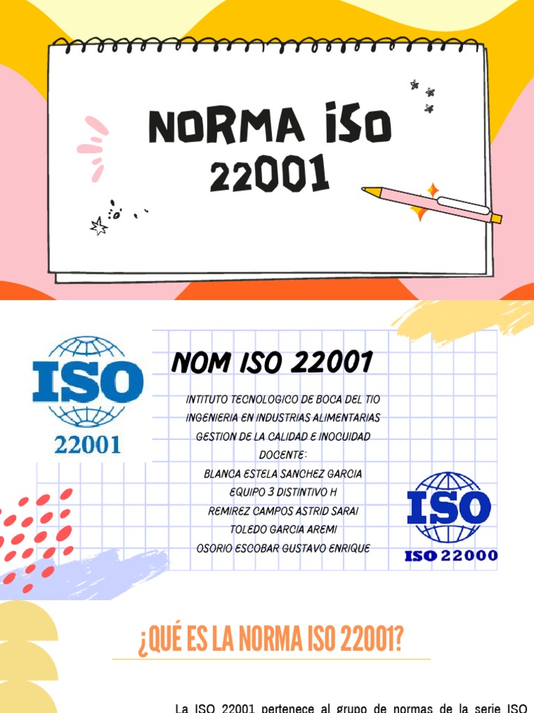 Norma ISO 22001: Gestión de Inocuidad Alimentaria | PDF | Análisis de ...