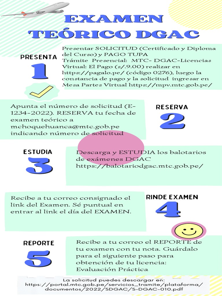 Infografía Examen Teórico | PDF