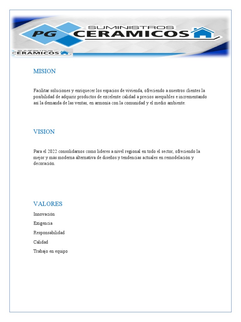 Plan Estrategico PG Word | PDF
