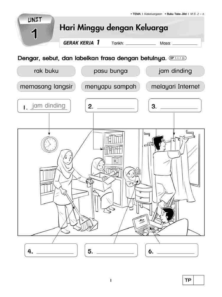 Latihan Menulis Frasa Tahun 2 | PDF | Komputer | Griya & Taman