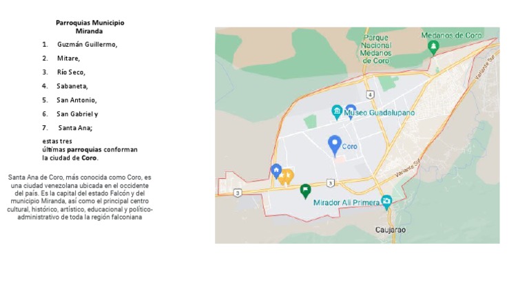 croquis de la ciudad de coro | PDF