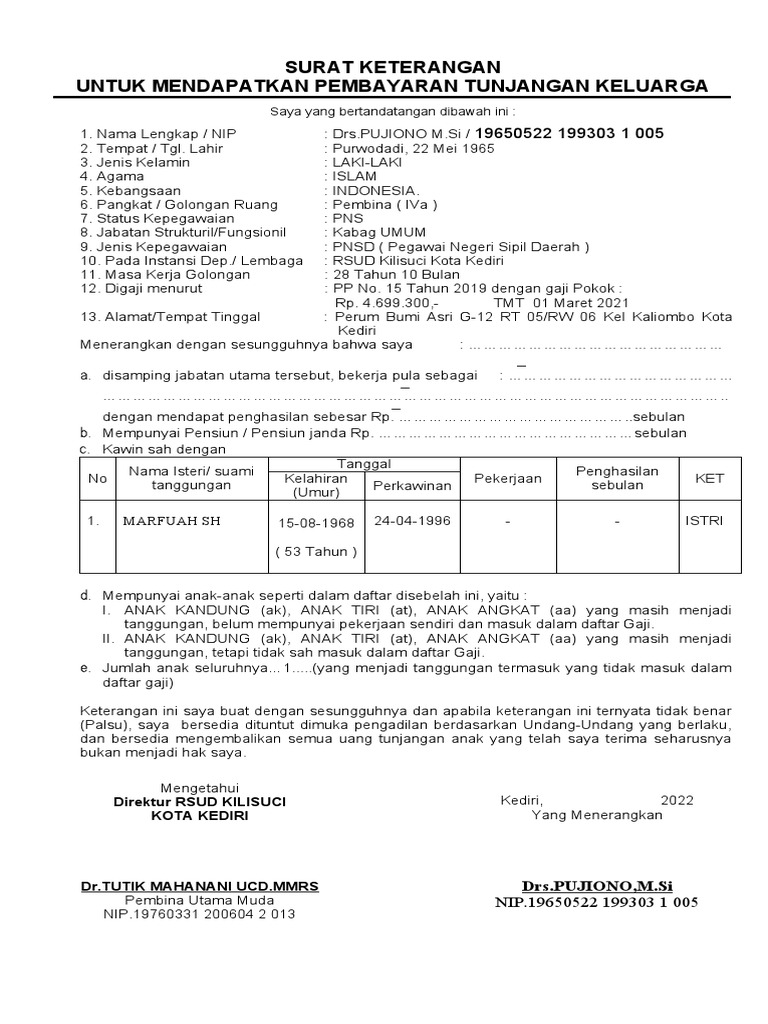 Contoh Model C | PDF
