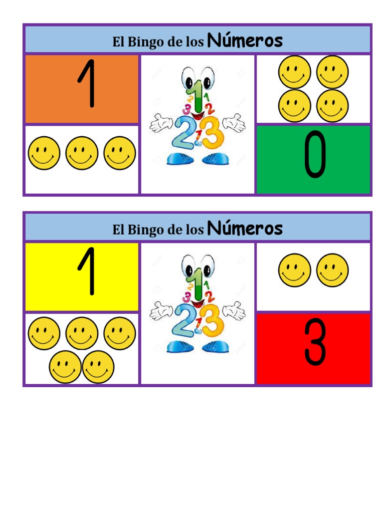 Bingo de Números | PDF