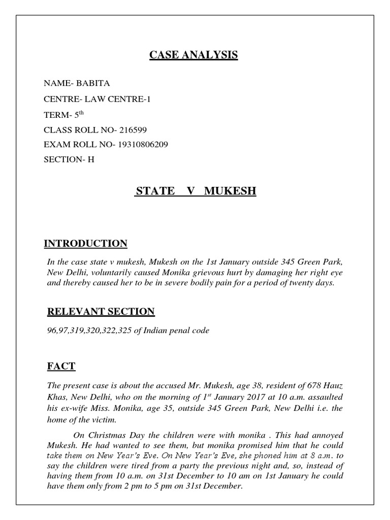 Moot Case State Vs Mukesh 2 | PDF | Misconduct | Public Law