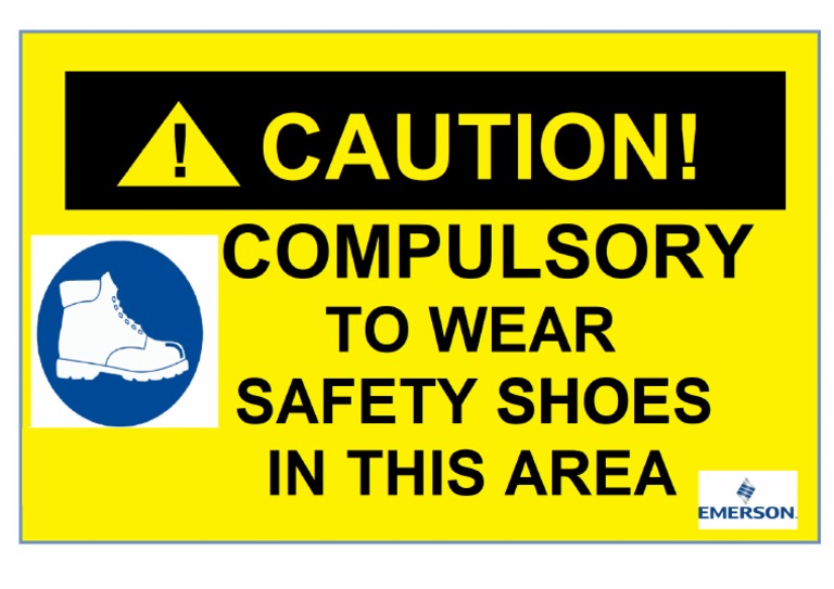 Signage Safety Shoes | PDF
