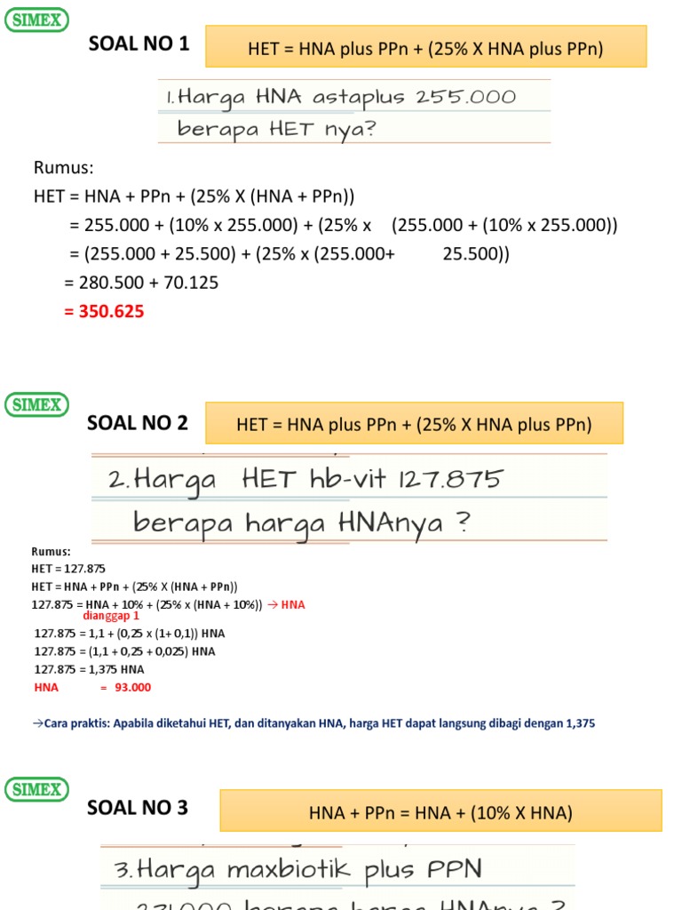 Kunci Jawaban Soal HNA HET No 1-7 | PDF | Metode & Bahan Ajar