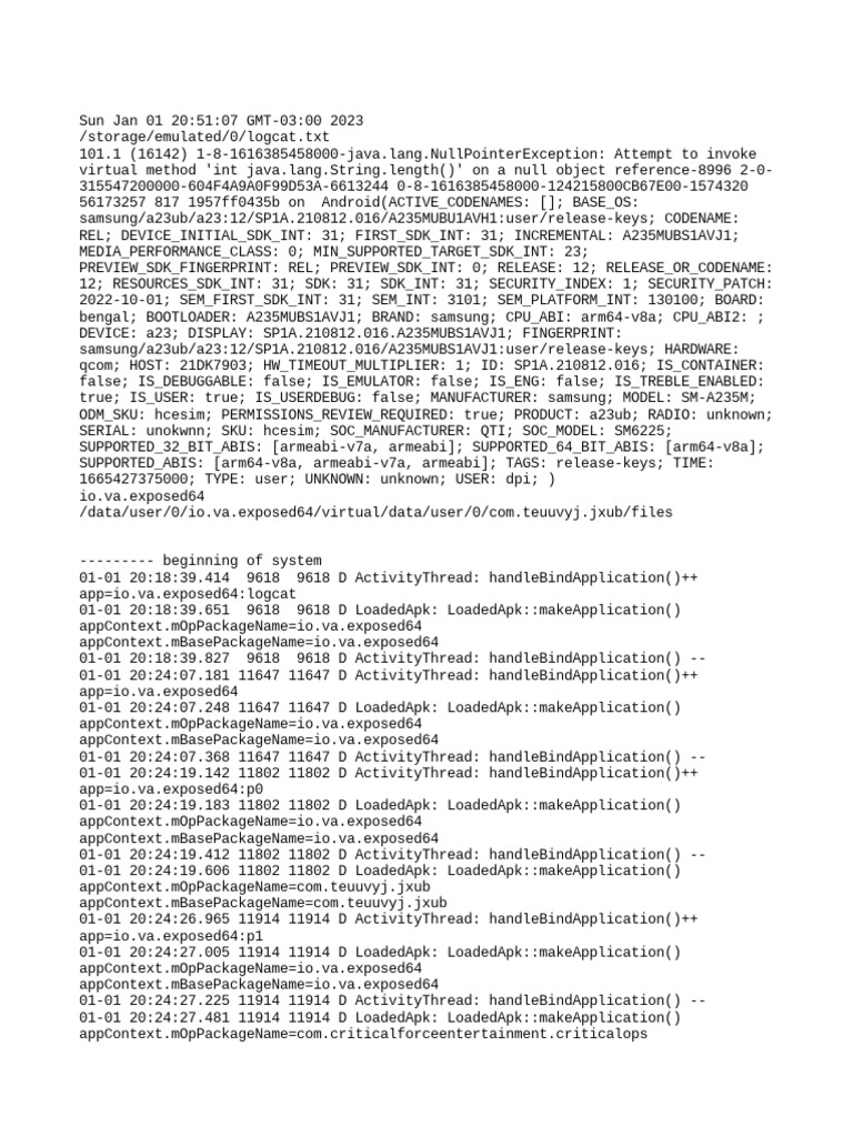 Logcat Pdf Java Programming Language Computer Programming 