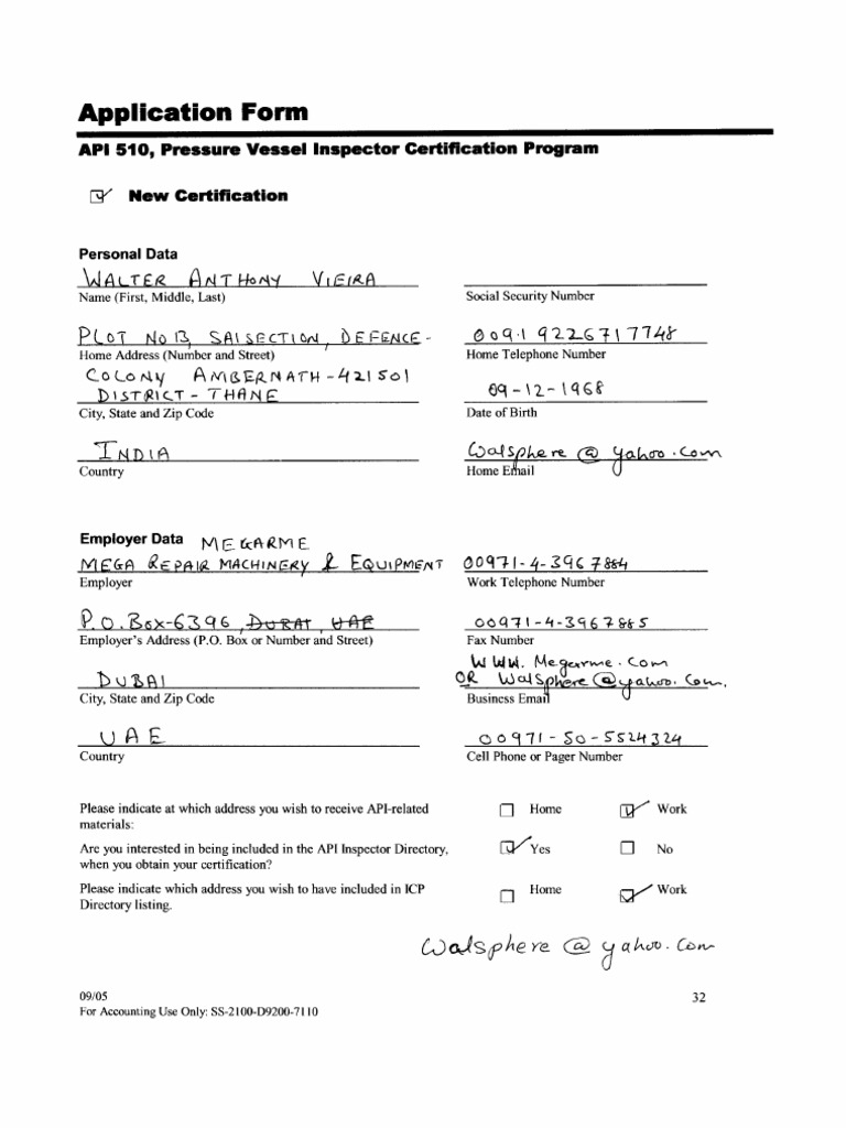 Application Form: PLD/ A 4 | PDF | Law Of Agency | Test (Assessment)