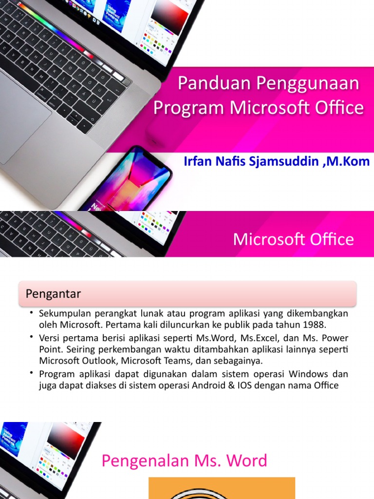 Panduan Penggunaan Program Microsoft Office | PDF