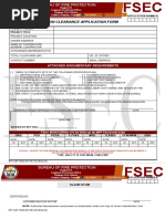 Application For Fsec Fsic Form | PDF | Fire Safety | Government