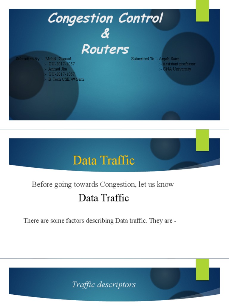 Congestion Control And Routers Pdf Routing Network Congestion