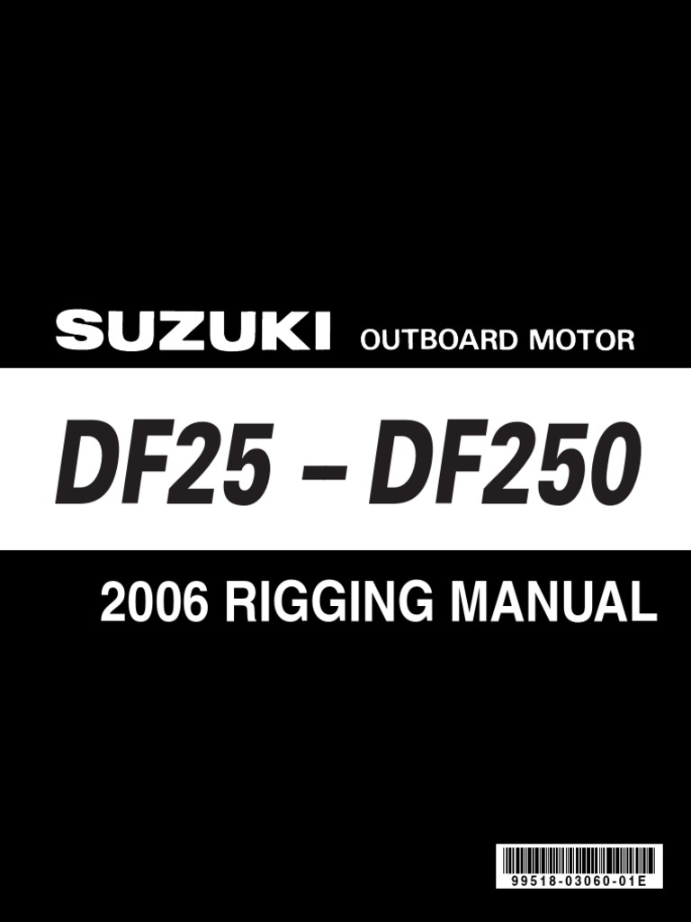 SUZUKI DF25 DF250 Instruments 1 | PDF | Screw | Drilling