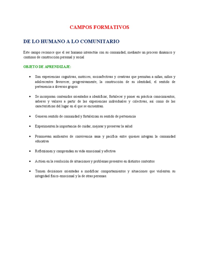 De Lo Humano A Lo Comunitario | PDF
