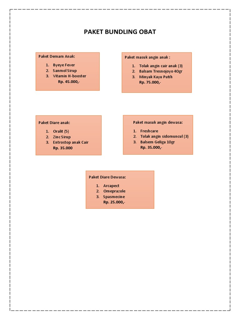 Paket Bundling | PDF | Kesehatan Holistik