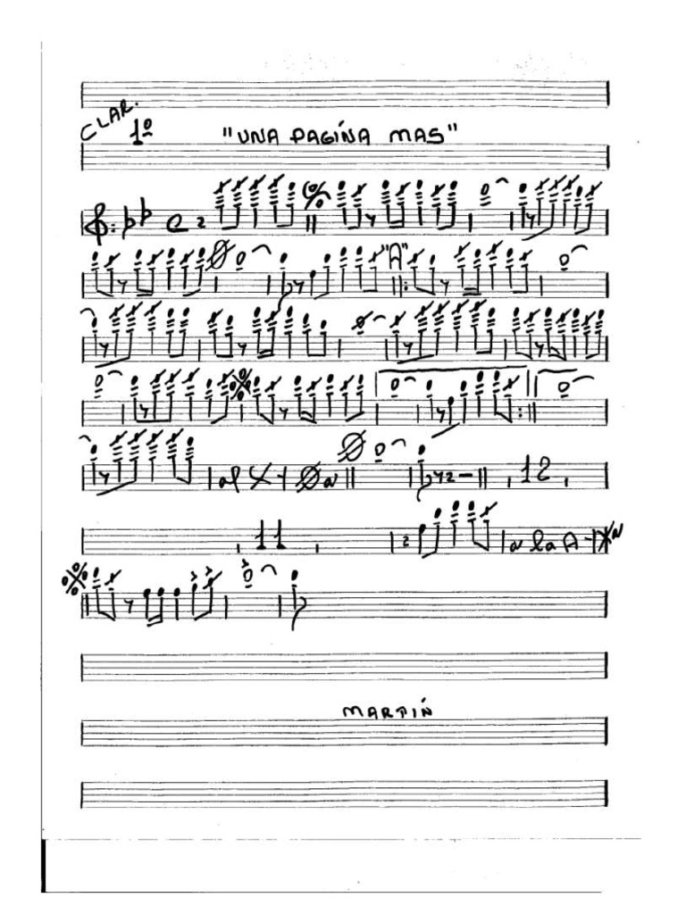 Una Pagina Mas - Banda MM | PDF