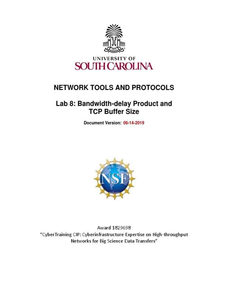 Lab 8 Bandwidth Delay Product And Pdf Transmission Control Protocol Internet Protocols