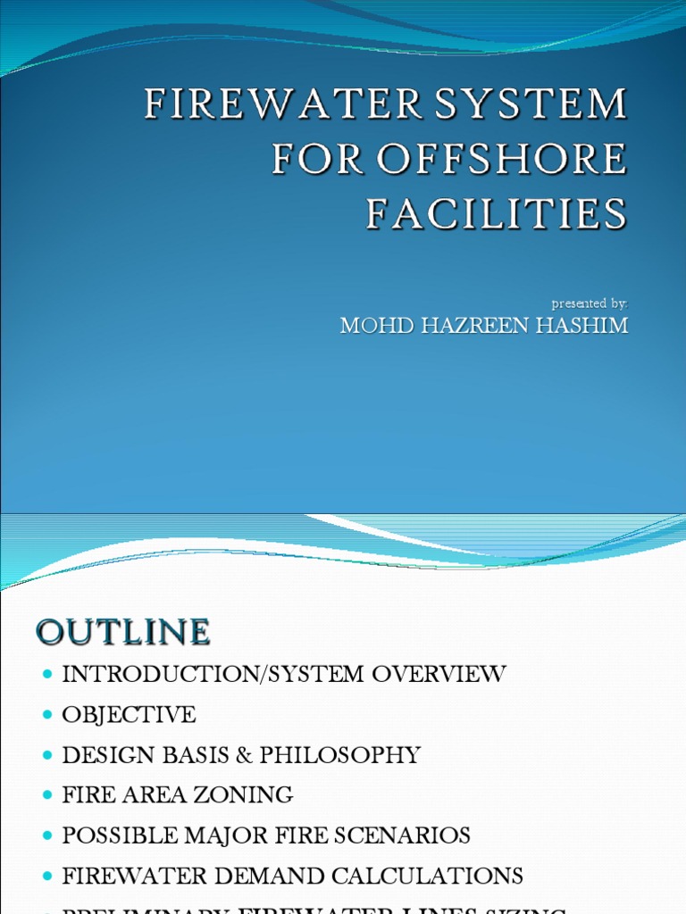 Firewater System | PDF