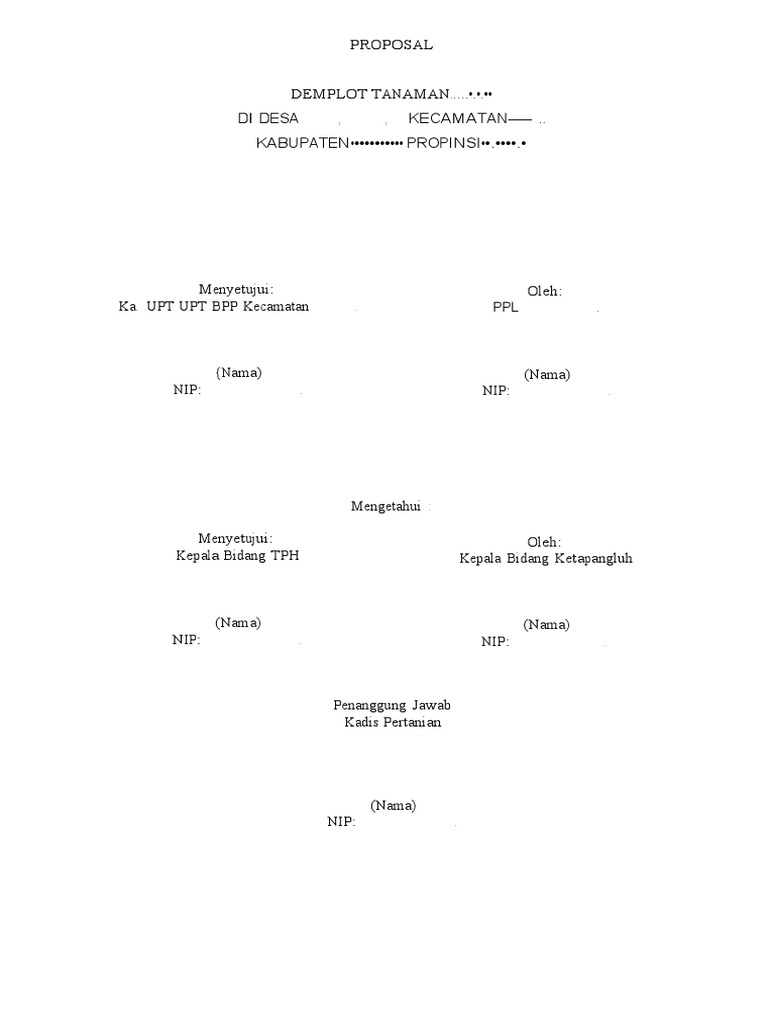 Proposal Demplot | PDF