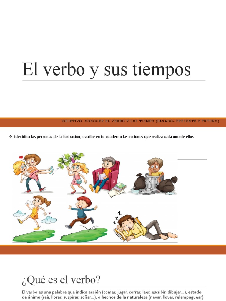 El Verbo y Sus Tiempos | PDF