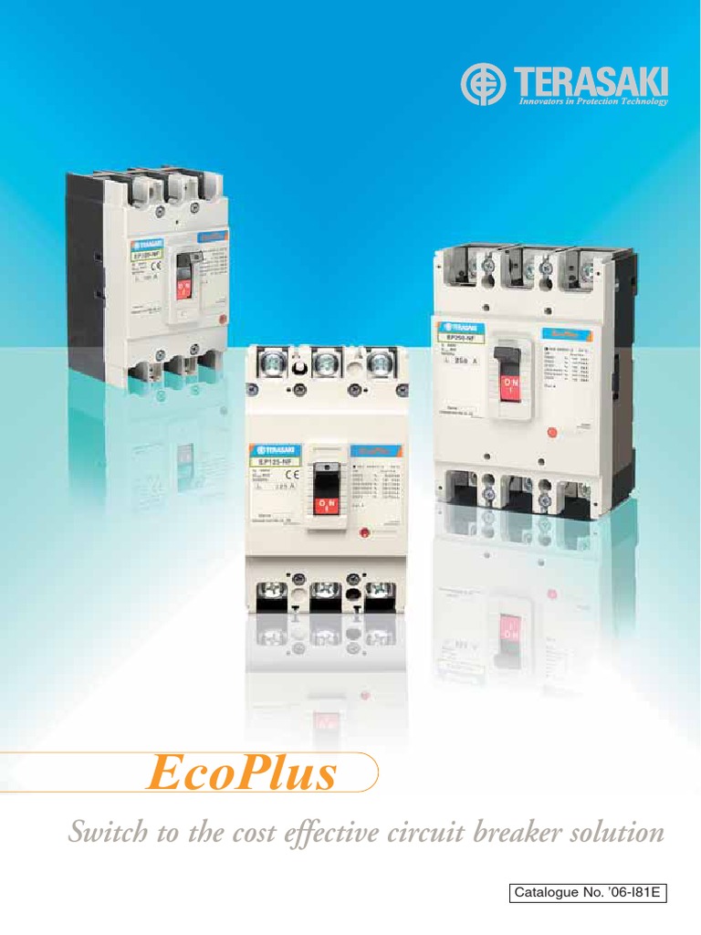 Terasaki Ecoplus 06 I81ecatalogue | PDF | Alternating Current | Switch