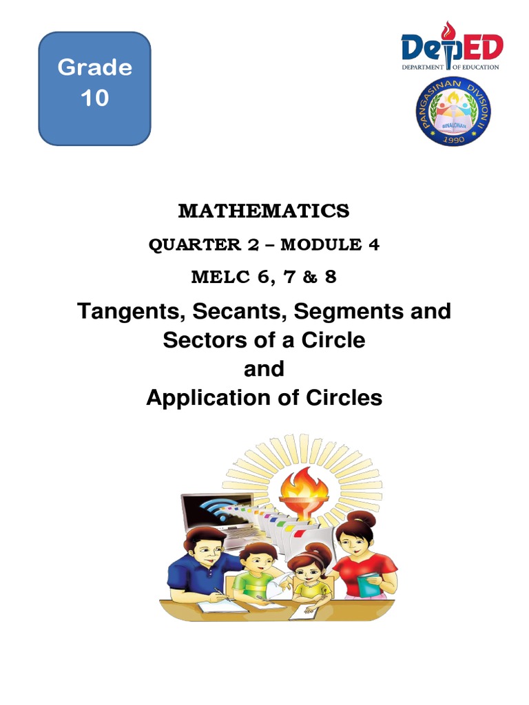 A4 - G10 - Q2 - Module 4 - Week-5&6 | PDF | Circle | Area