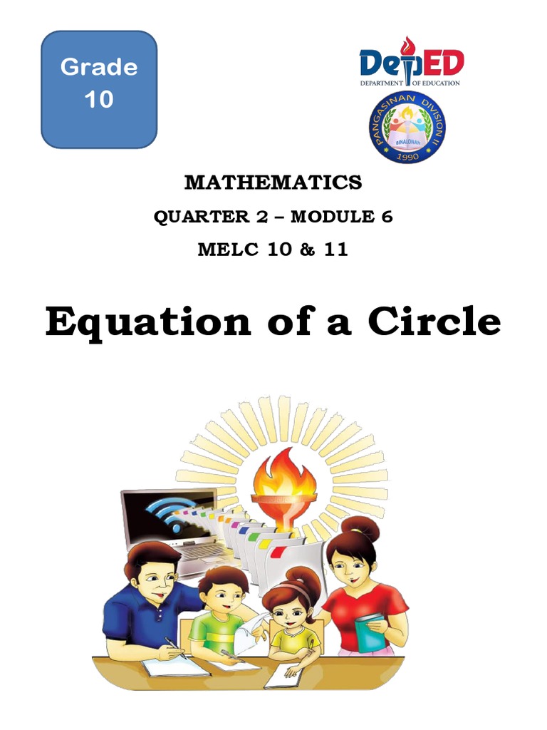 A4 - G10 - Q2 - Module 6 - Week-8 | PDF | Circle | Equations