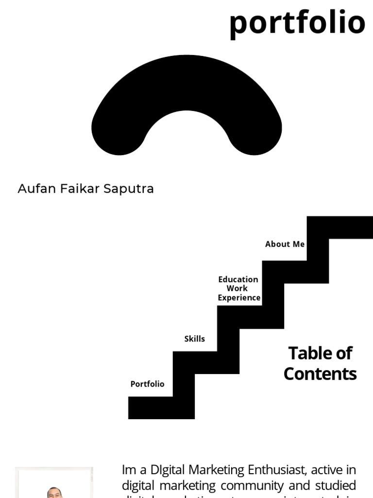 Digital Marketing Portfolio of Aufan Faikar | PDF | Digital Marketing ...