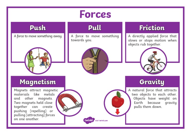 Forces: Push, Pull, and Magnetism | PDF