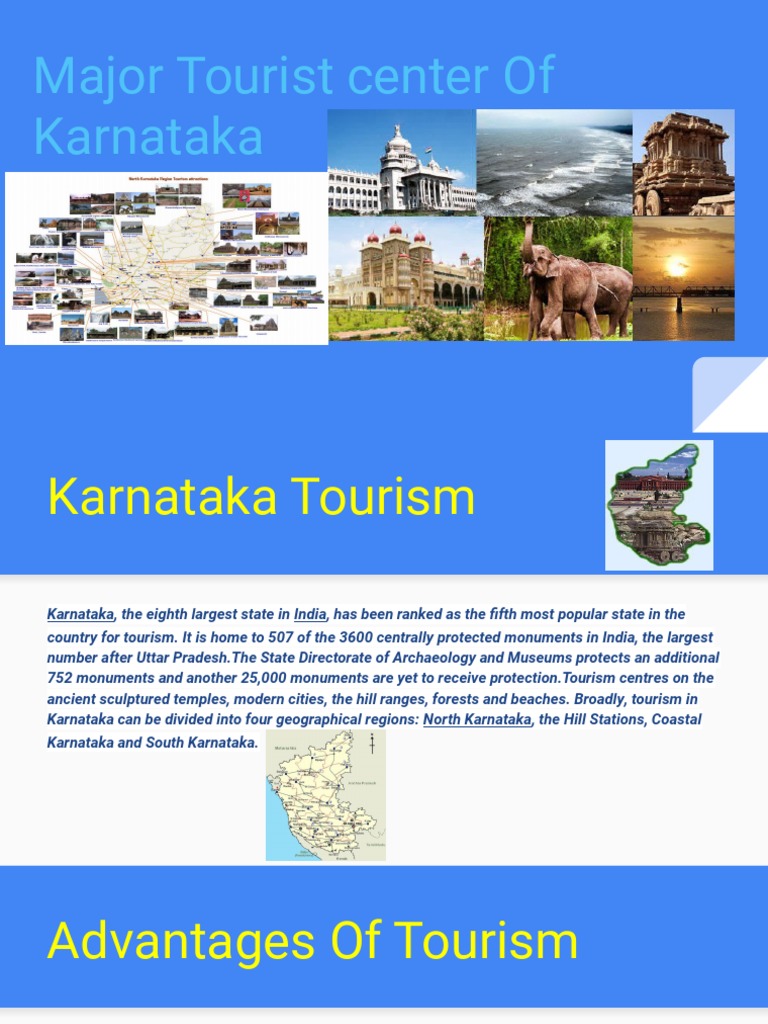 Social Presentation Karnataka Tourist | PDF | Tourism | South India