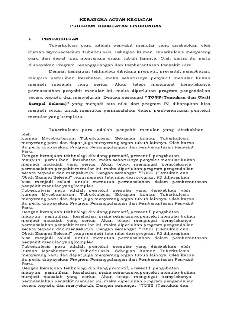 Kak Program TB | PDF
