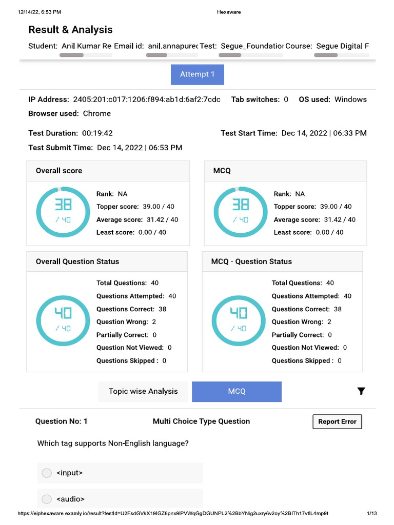 Web Mcq Download Free Pdf Html Element Html