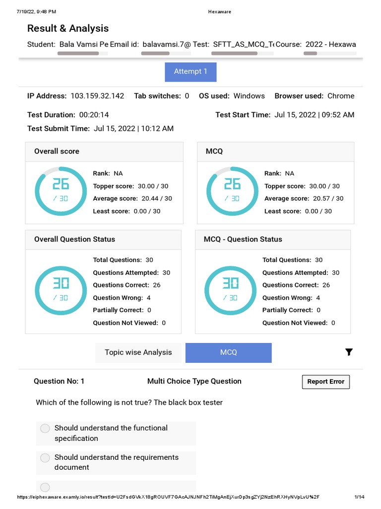 Testing MCQ | PDF | Cloud Computing | Software Testing Testing MCQ | PDF | Cloud Computing | Software Testing