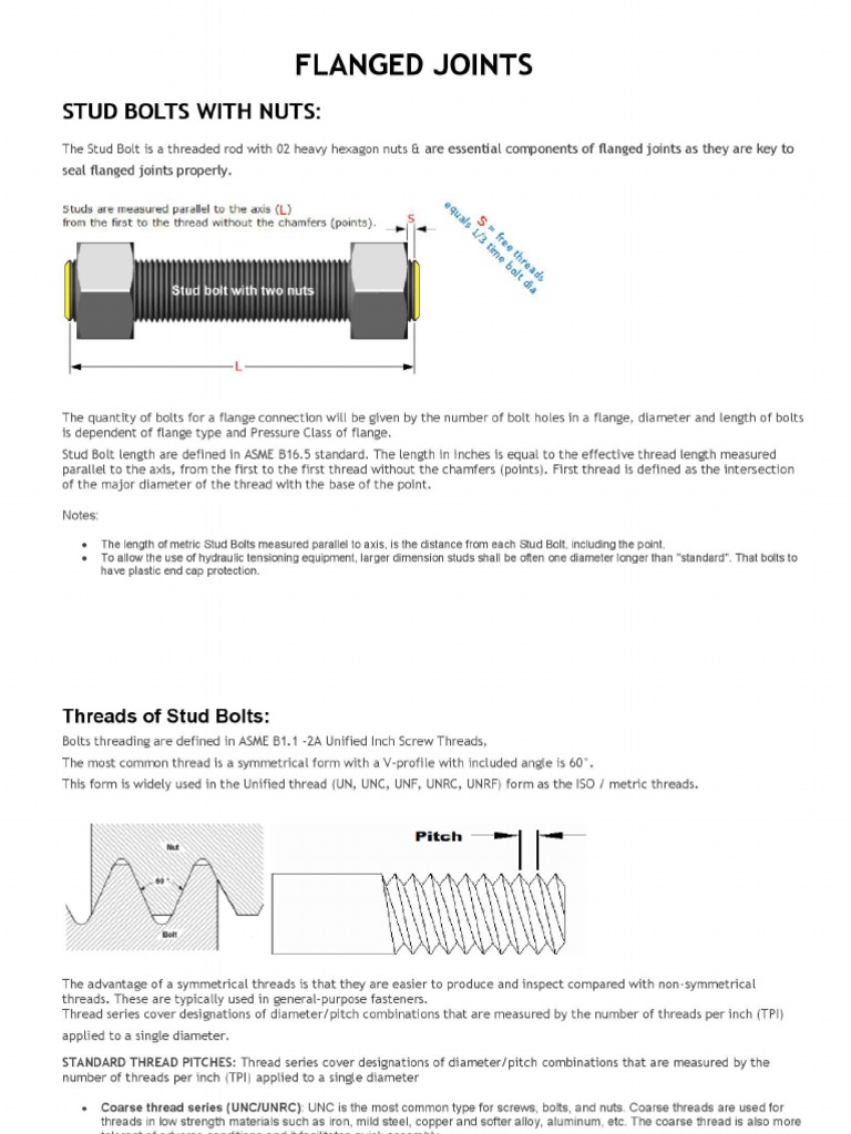 Stud Bolts PDF | PDF