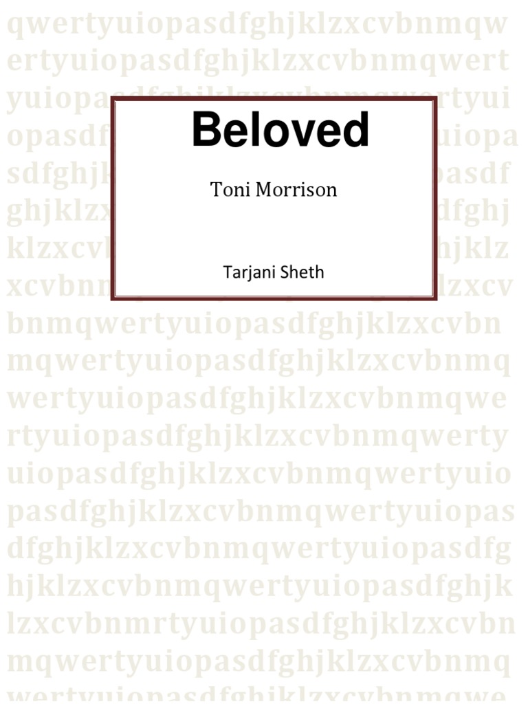 Beloved Study Guide Fuul by TDS | Download Free PDF | African American Literature | Slavery