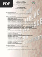 Narrative Report On Graduation Ceremony | PDF