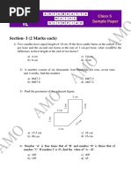 SMC 2023 Questions and Solutions | PDF | Circle | Mathematics