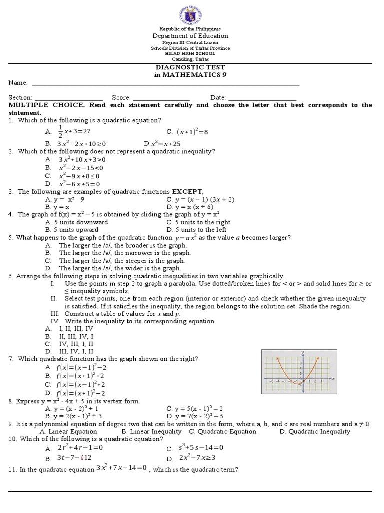 Solutions for Quadratic Equations | PDF | Quadratic Equation | Equations