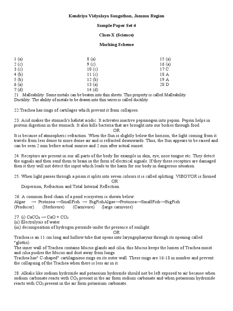 MS Science Set 4 | PDF | Biodegradation | Chemical Bond
