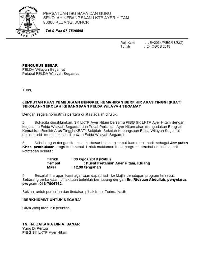 Pembukaan Bengkel KBAT Felda Segamat | PDF