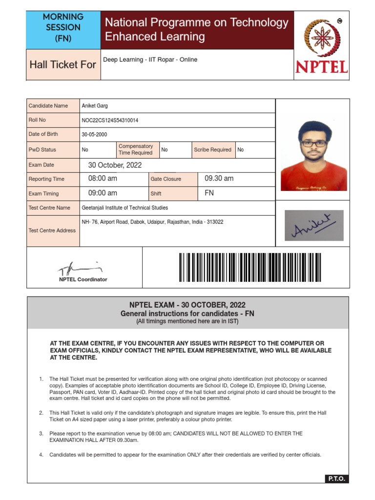 Noc22 cs124 | PDF | Identity Document | Test (Assessment)