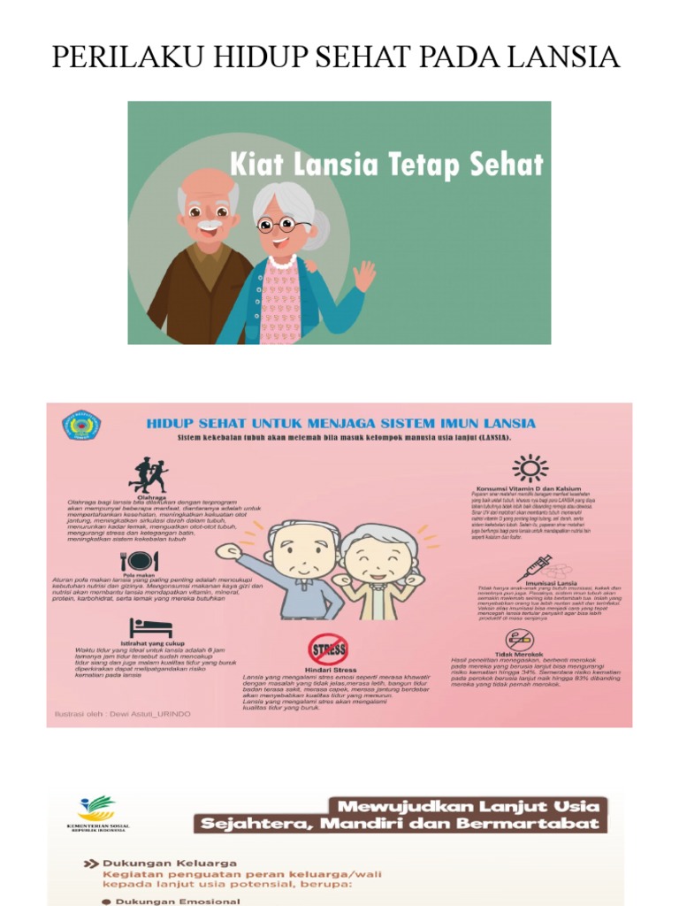 Penyuluhan Perilaku Hidup Sehat Pada Lansia | PDF