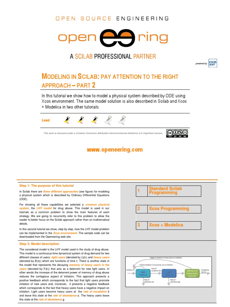 LHY Scilab Xcos Tutorial Part2 | PDF | Ordinary Differential Equation | Computing