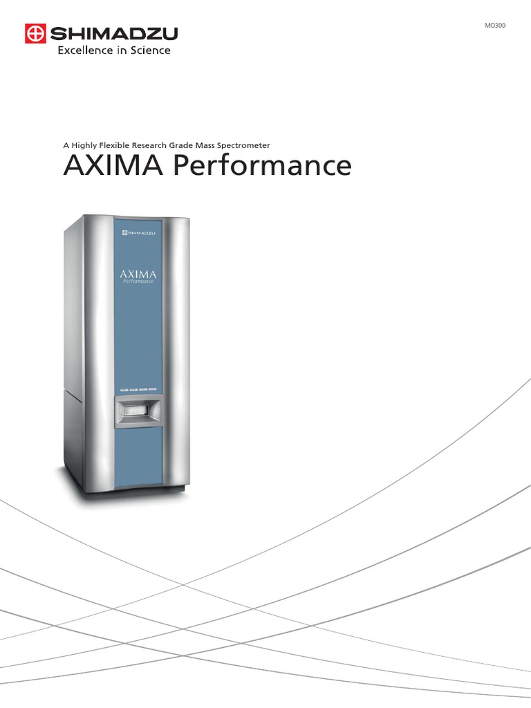 AXIMA Performance | PDF | Mass Spectrometry | Tandem Mass Spectrometry