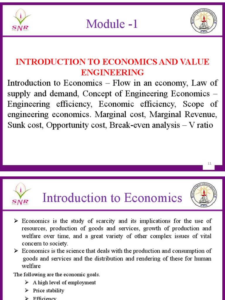 Engineering Economics Modules 1-2 | PDF | Supply And Demand | Supply ...