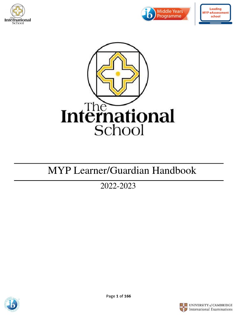 Tis Myp LGHB 2022 - 2023 | PDF | Learning | Curriculum