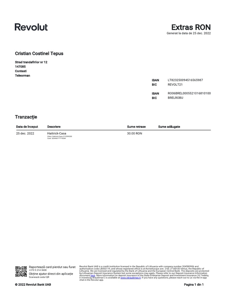 Transaction Statement Ro Ro 5ae44a Download Free Pdf Financial