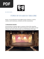 Types of Theater Stage | PDF